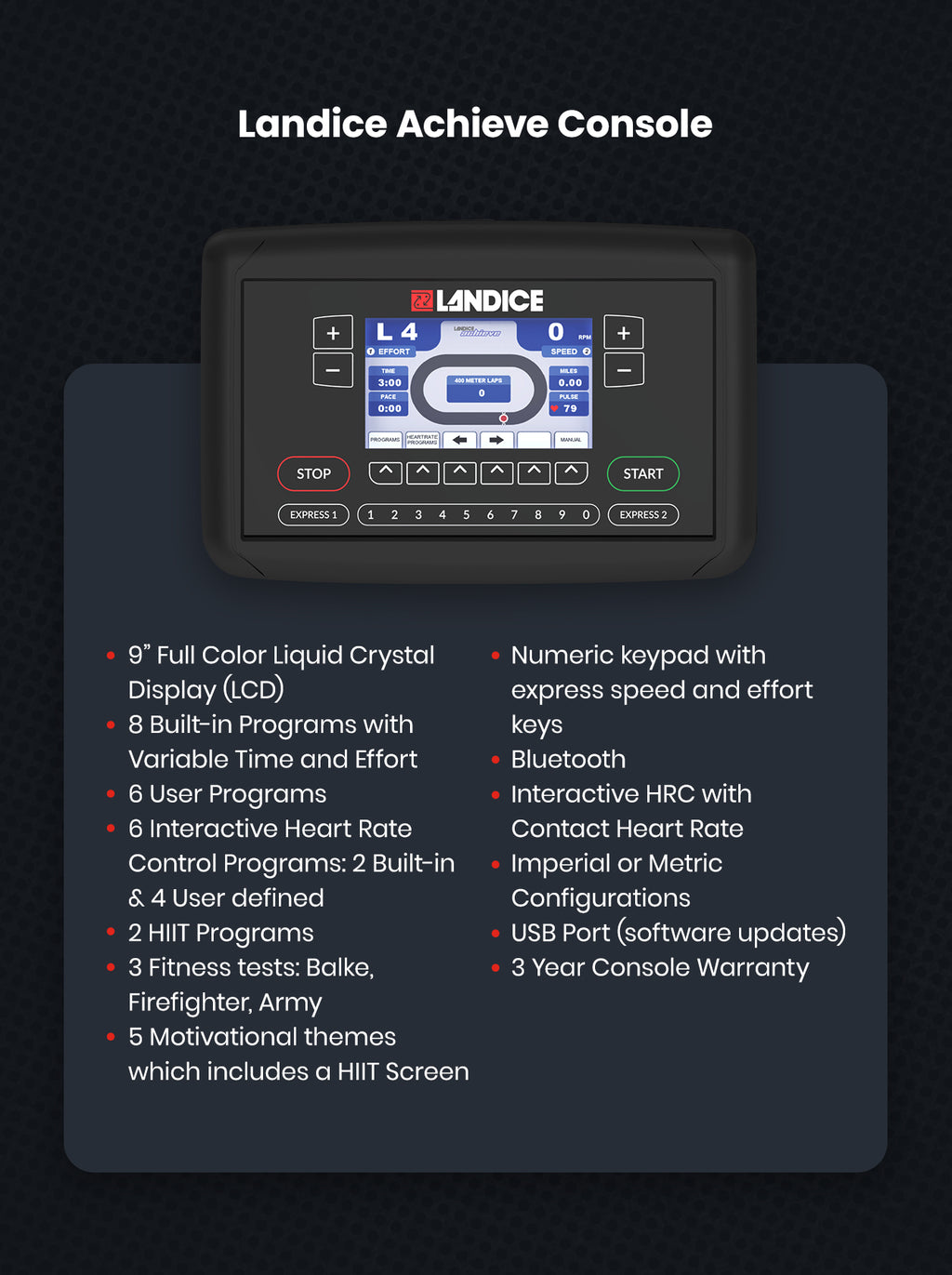 E9 Elliptical - Landice Achieve – Landice Online Store