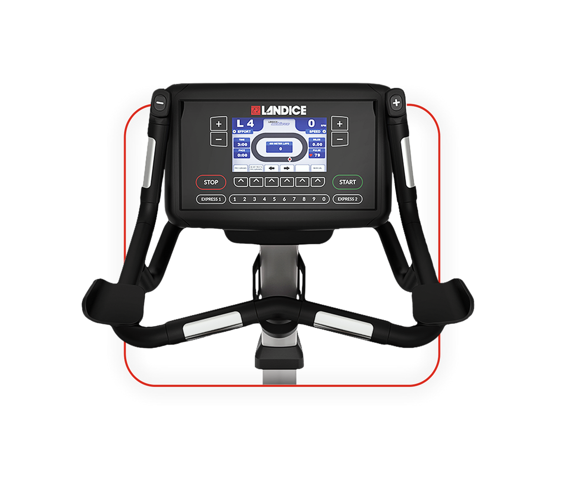 U7 Upright Bike - Landice Achieve – Landice Online Store